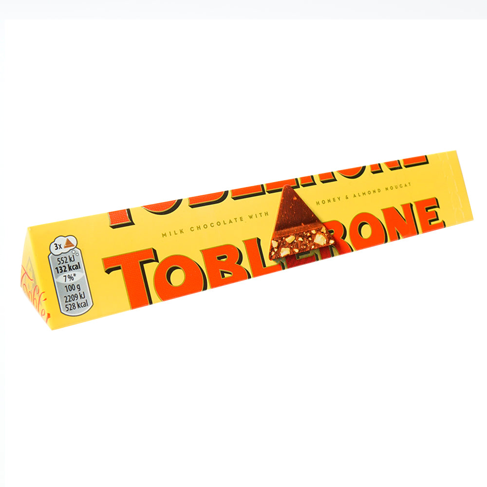 Toblerone Milk Chocolate With Honey Almond 100 Gm imported orignal | Daraz.pk