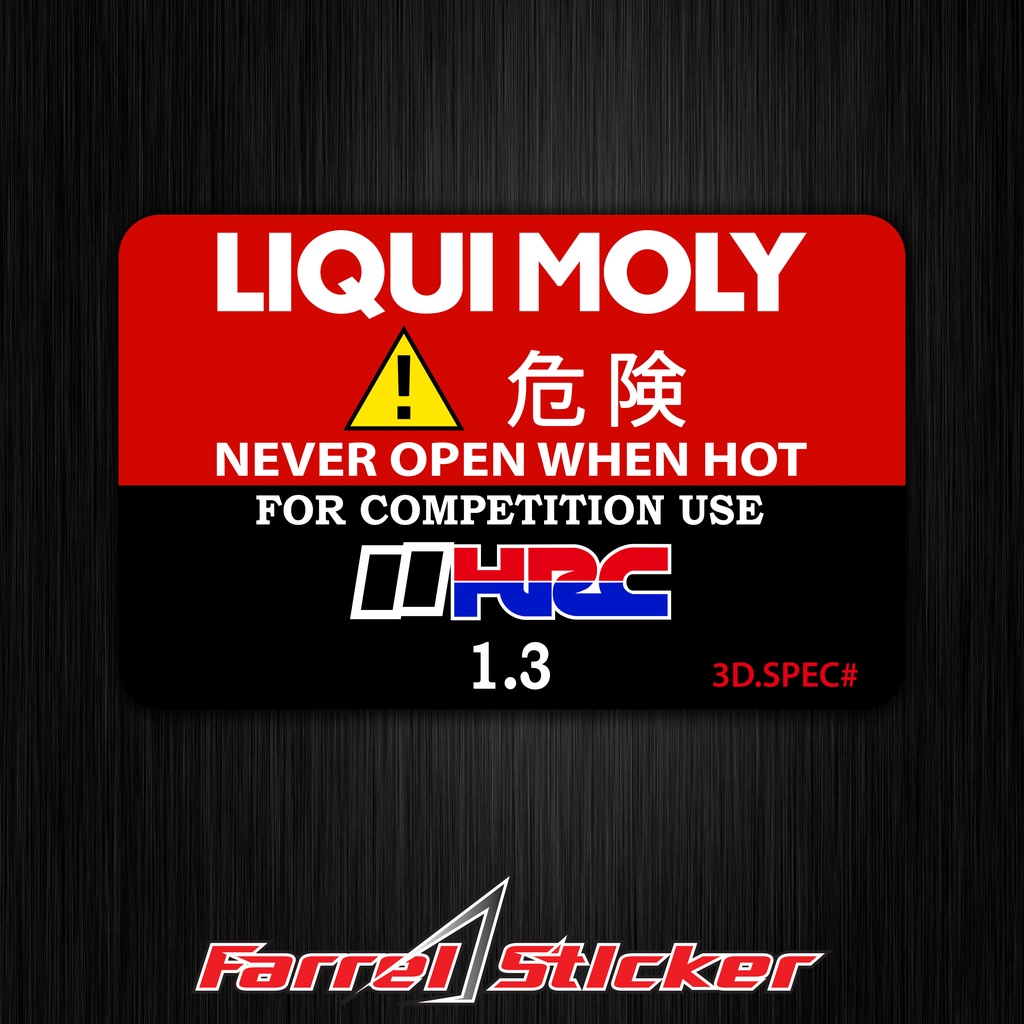 Stiker LIQUI MOLY Sticker LIQUI MOLY HRC COMPETITION | Lazada Indonesia