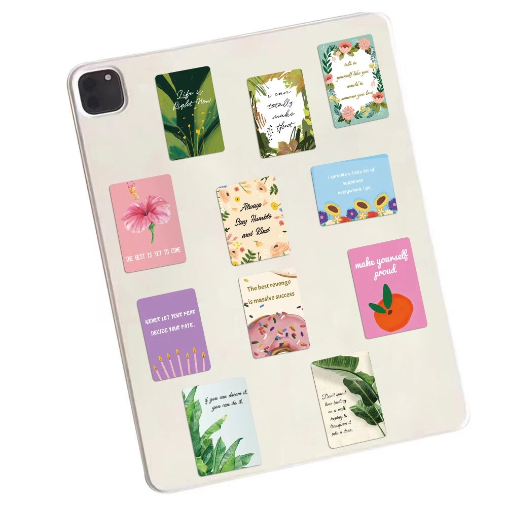 52Pcs Inspirational Quote Stickers Motivational Positive Affirmation ...