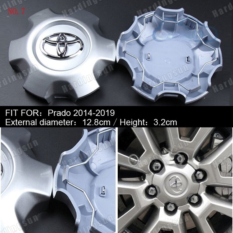 Hardingsun 1Pieces Chrome Alloy Wheel Center Hub Cap Hubcaps Caps Cover ...