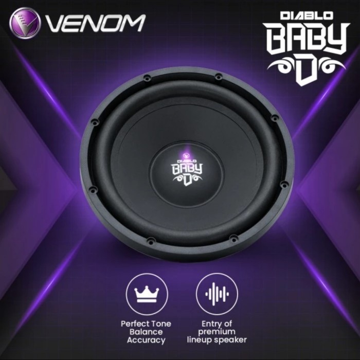Subwoofer VENOM BABY DIABLO VX 12 BD | Lazada Indonesia
