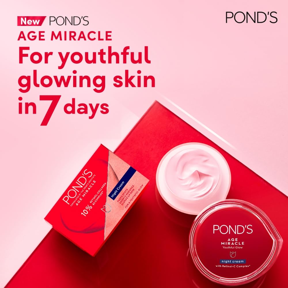 Indian Product Ponds Age miracle Youthful Glow With 10% Ratinol ...
