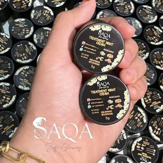 SAKA GLOWING FOUNDATION SPF50 FULL COVERAGE / KRIM KEMBOJA KUNYIT - 5G ...