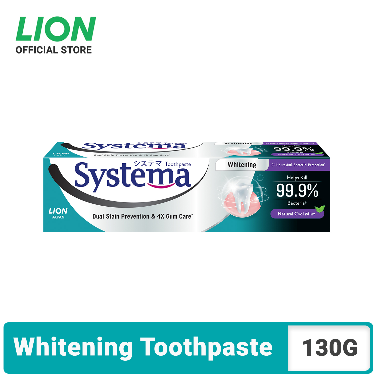 Systema Whitening Toothpaste 130g (Natural Cool Mint) | Lazada Singapore