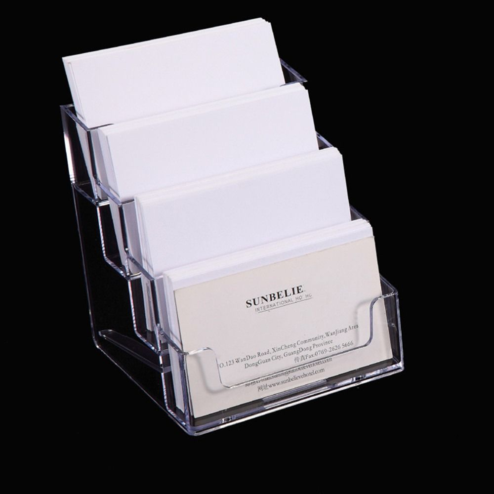 Plastic Desktop Table Organizer Desk Shelf Box Four-compartment ...