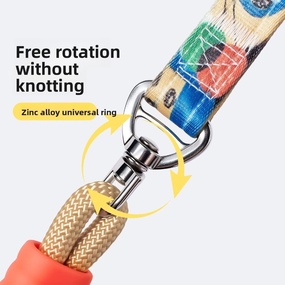 Lightweight Pet Dog Leash Heavy Duty Nylon Rope Pet Training Lead No ...