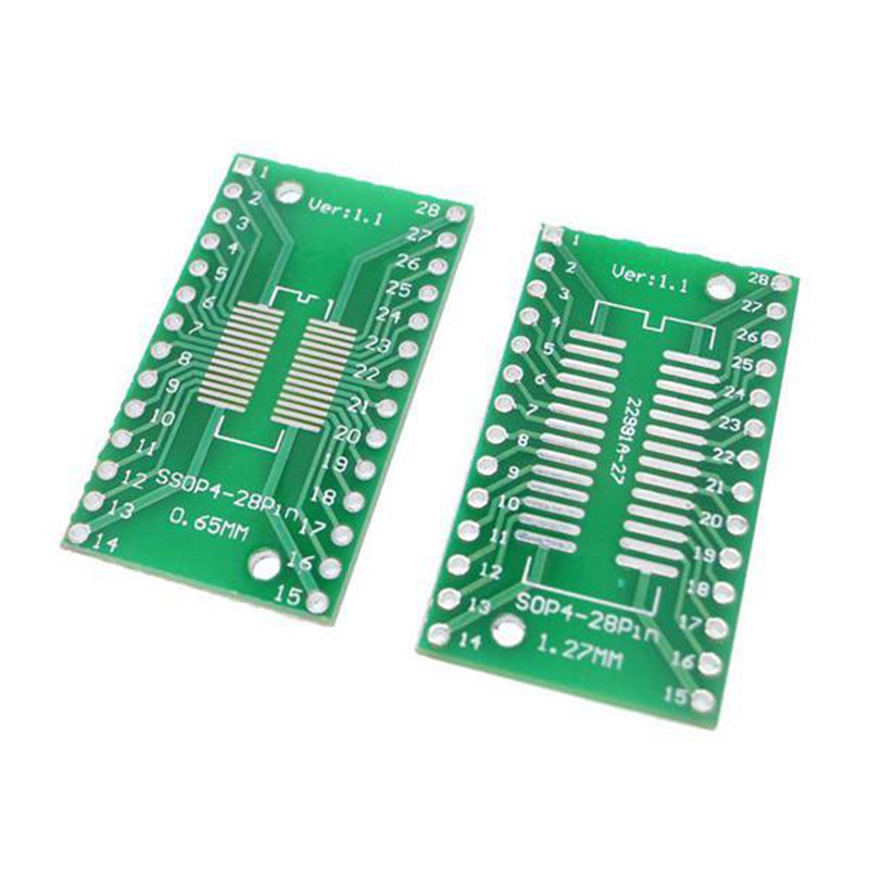 35Pcs PCB Board Kit SMD Turn to DIP SOP MSOP SSOP TSSOP SOT23 8 10 14 ...