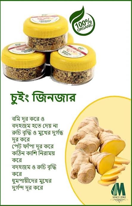 Chewing Ginger (12 X 6 gm) Modern Herbal | Daraz.com.bd
