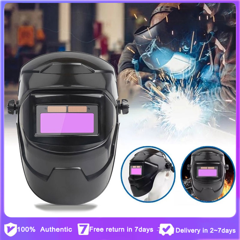 【COD】🔥🔥🔥TOP1 [in stock&COD] Auto Darkening Welding Mask with Solar ...