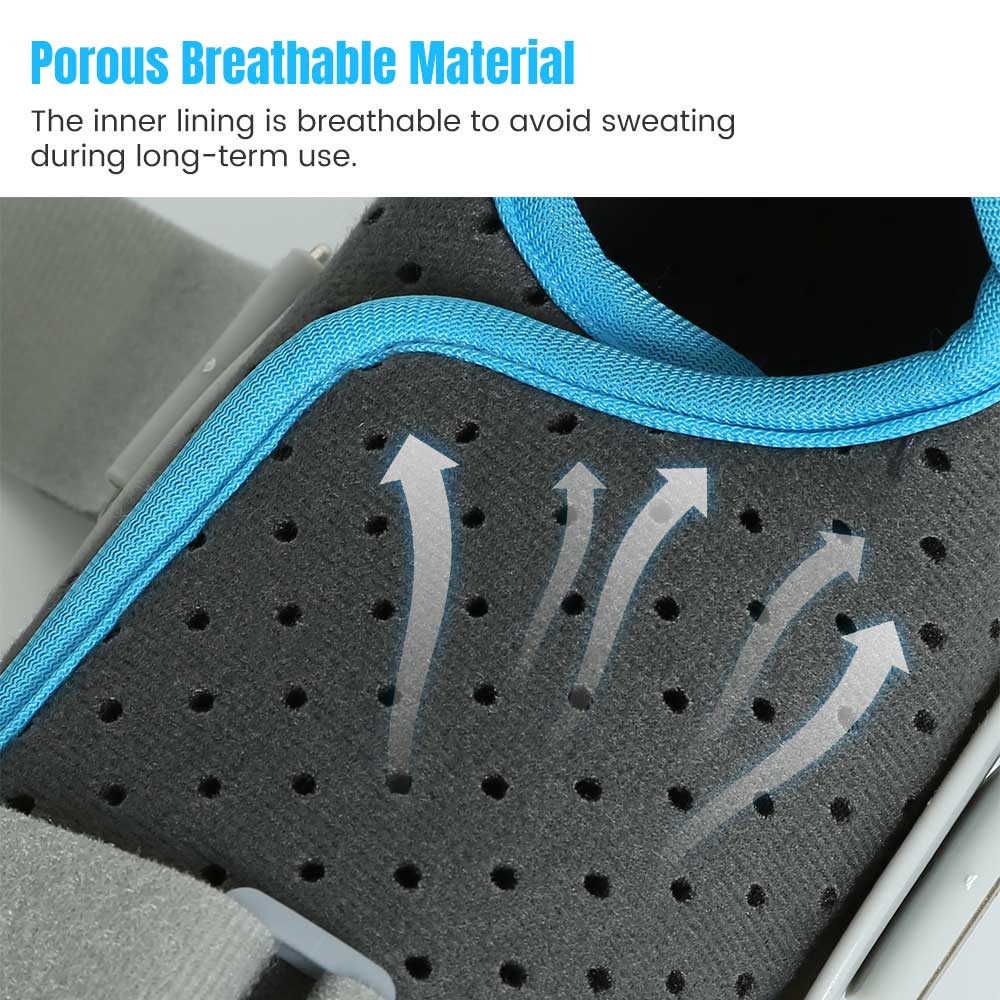 Ankle Foot Fracture Support Brace Sprain Protector Adjustable Foot Drop ...