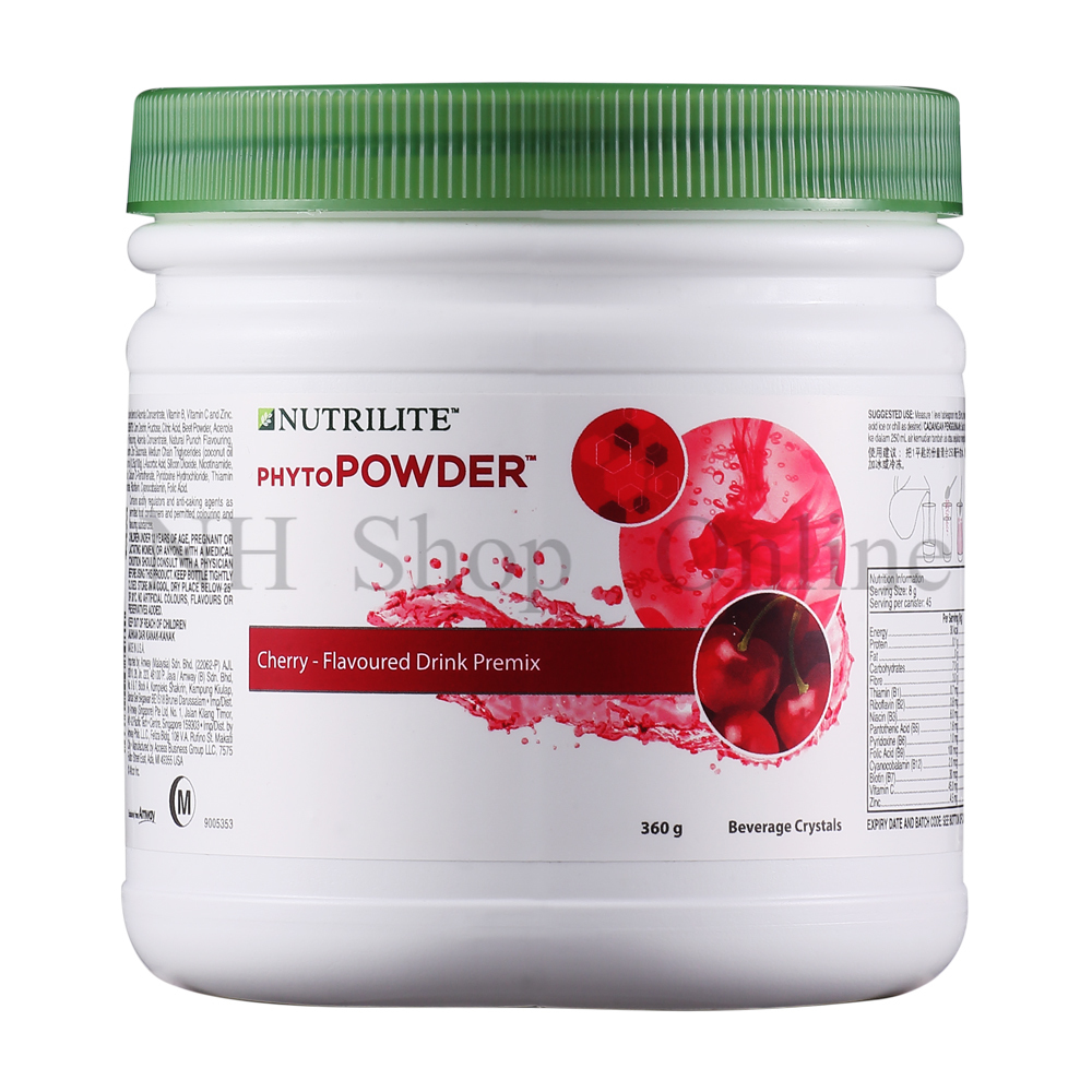 Amway Nutrilite PhytoPOWDER Phyto POWDER Orange Lemon Cherry Flavoured ...