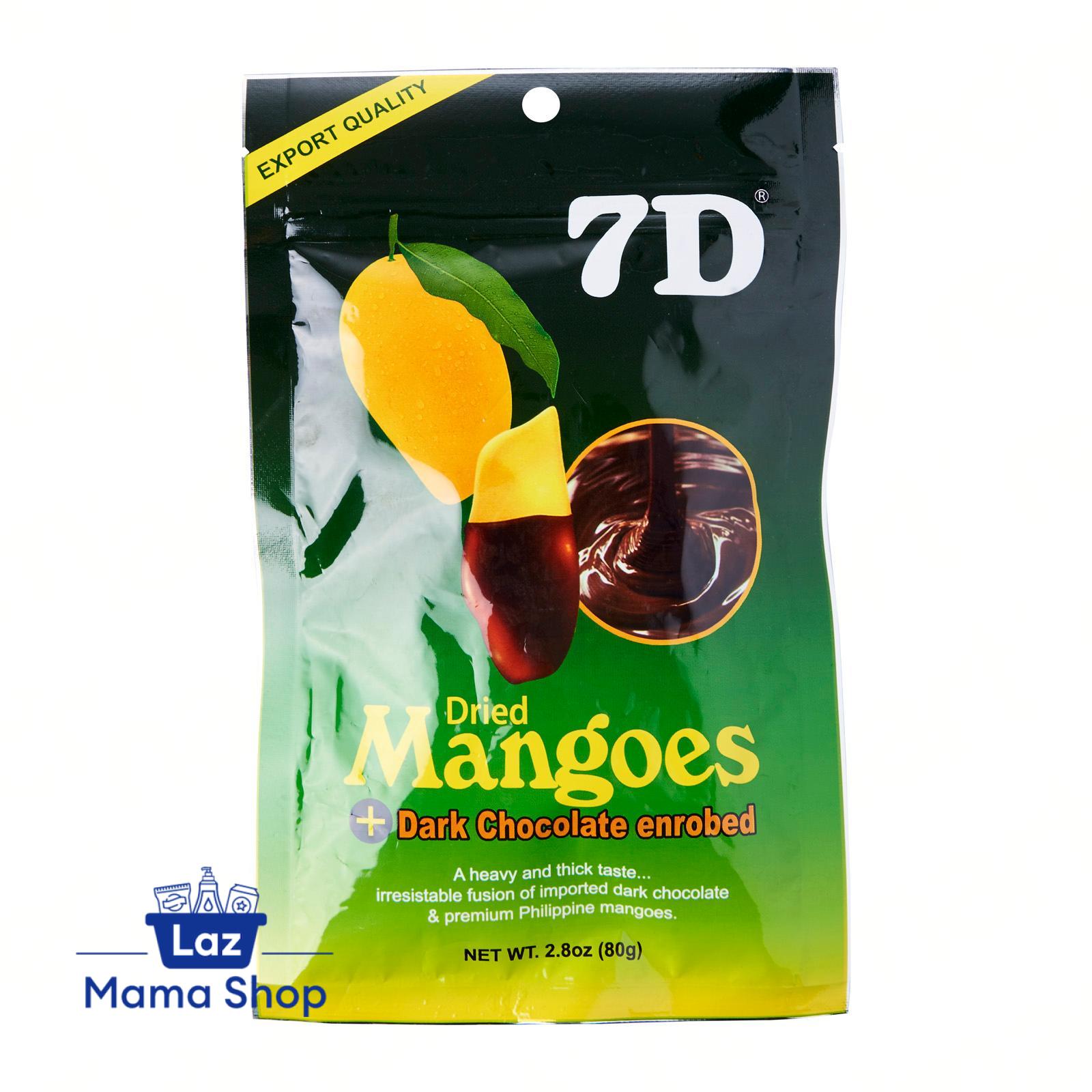 7D Dried Mangoes With Dark Chocolate Enrobed (Laz Mama Shop) | Lazada ...