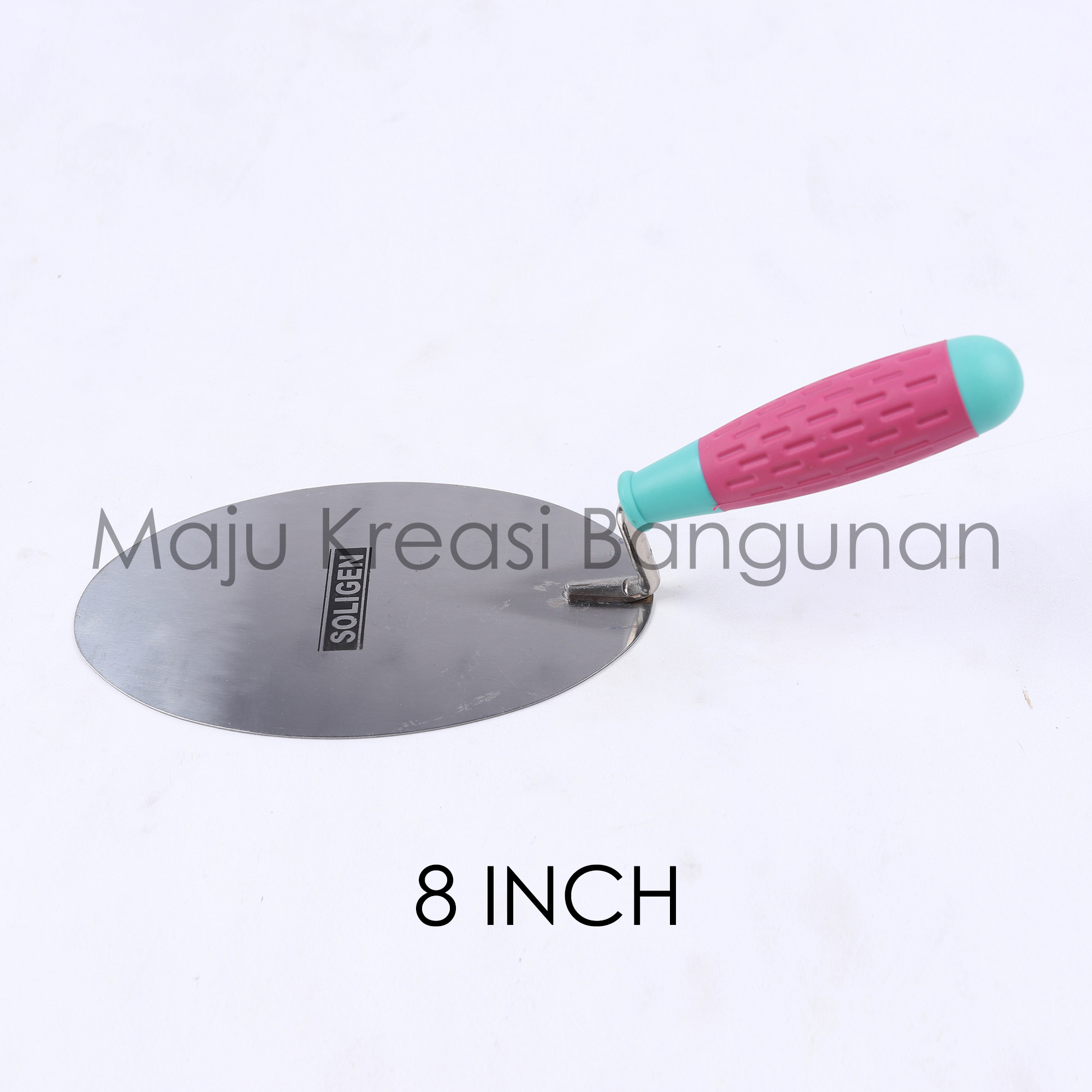 Sendok Semen Soligen 8 Inch Bulat Lonjong Lancip Gagang Karet Aci ...