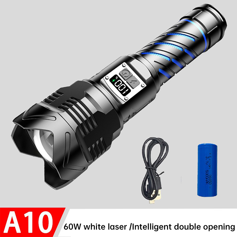 Fishing Light White Laser High-power Torch Light 4500mAh Telescopic ...