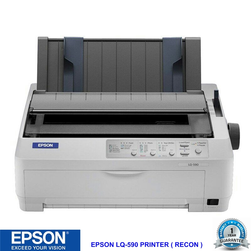 EPSON LQ-590 DOT-MATRIX PRINTER ( RECON / REFURBISH / USED ) -- 1 YEAR WARRANTY | Lazada