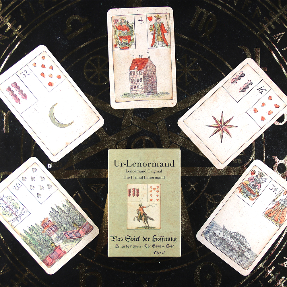 【Hot demand】【Hot demand】Red Lenormand Tarot 36 Lenormand Cards Oracle ...