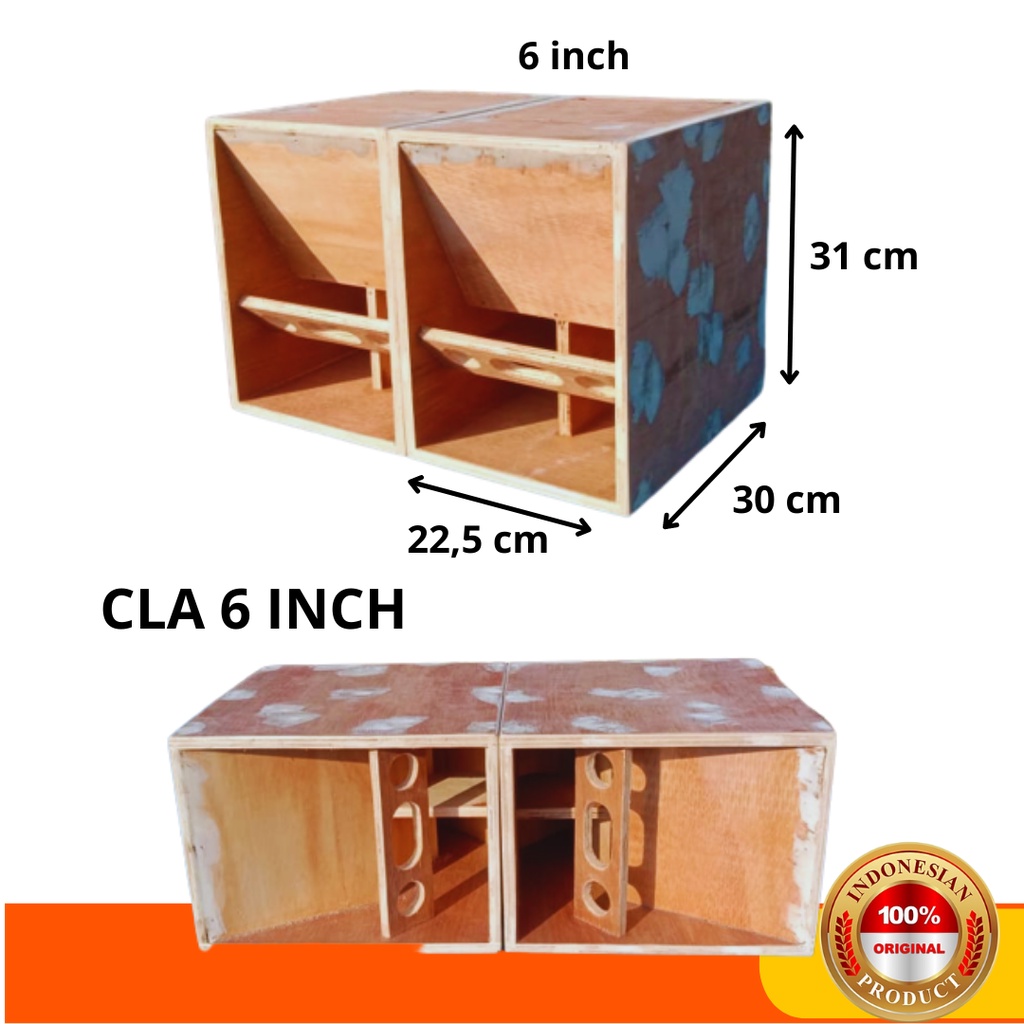 Box Sound System Speaker CLA Turbo Bass 6 inch 8 inch Triplek 12mm ...