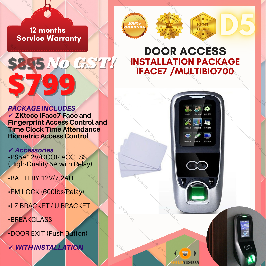 ZKteco Face and Fingerprint Access Control and Time Clock Time ...