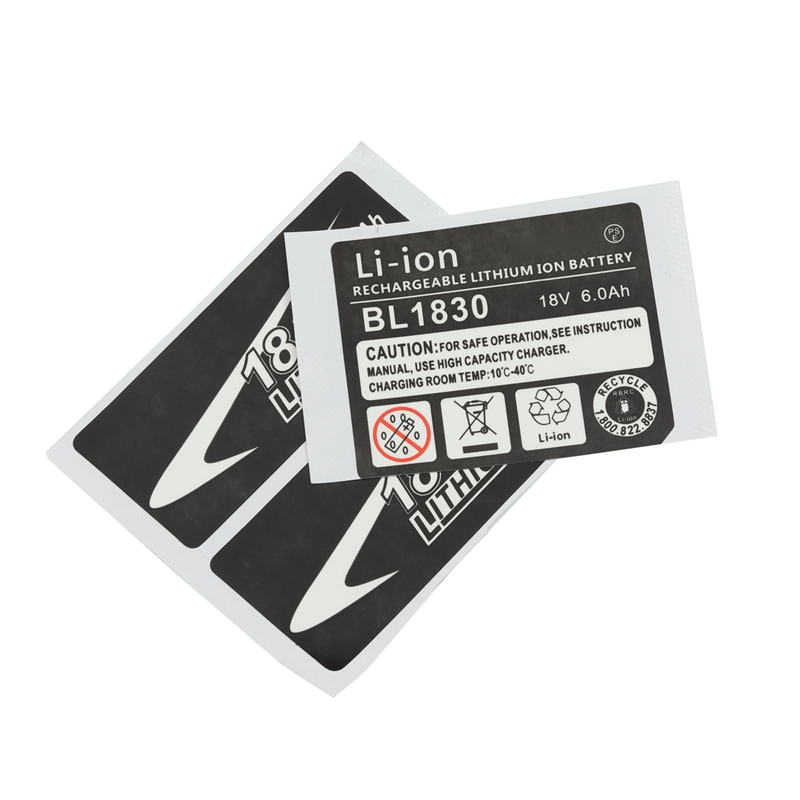 10 Sets of BL1830 Label Lithium Ion Battery 18V Sticker Label Suitable ...
