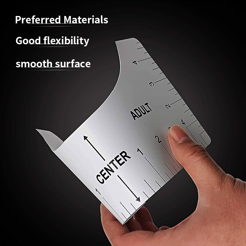 【Hot deal】 4 Pcs T Shirt Alignment Ruler Transparent Alignment Graphics ...