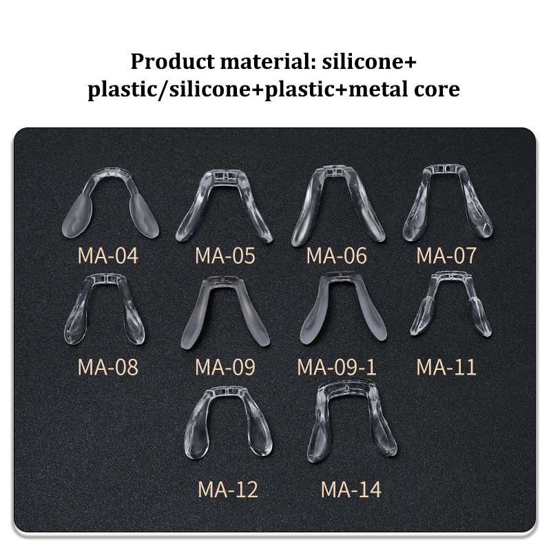 Saddle Glasses Nose Pad One-piece Ose Clip Nose Bridge Eyeglasses Anti ...