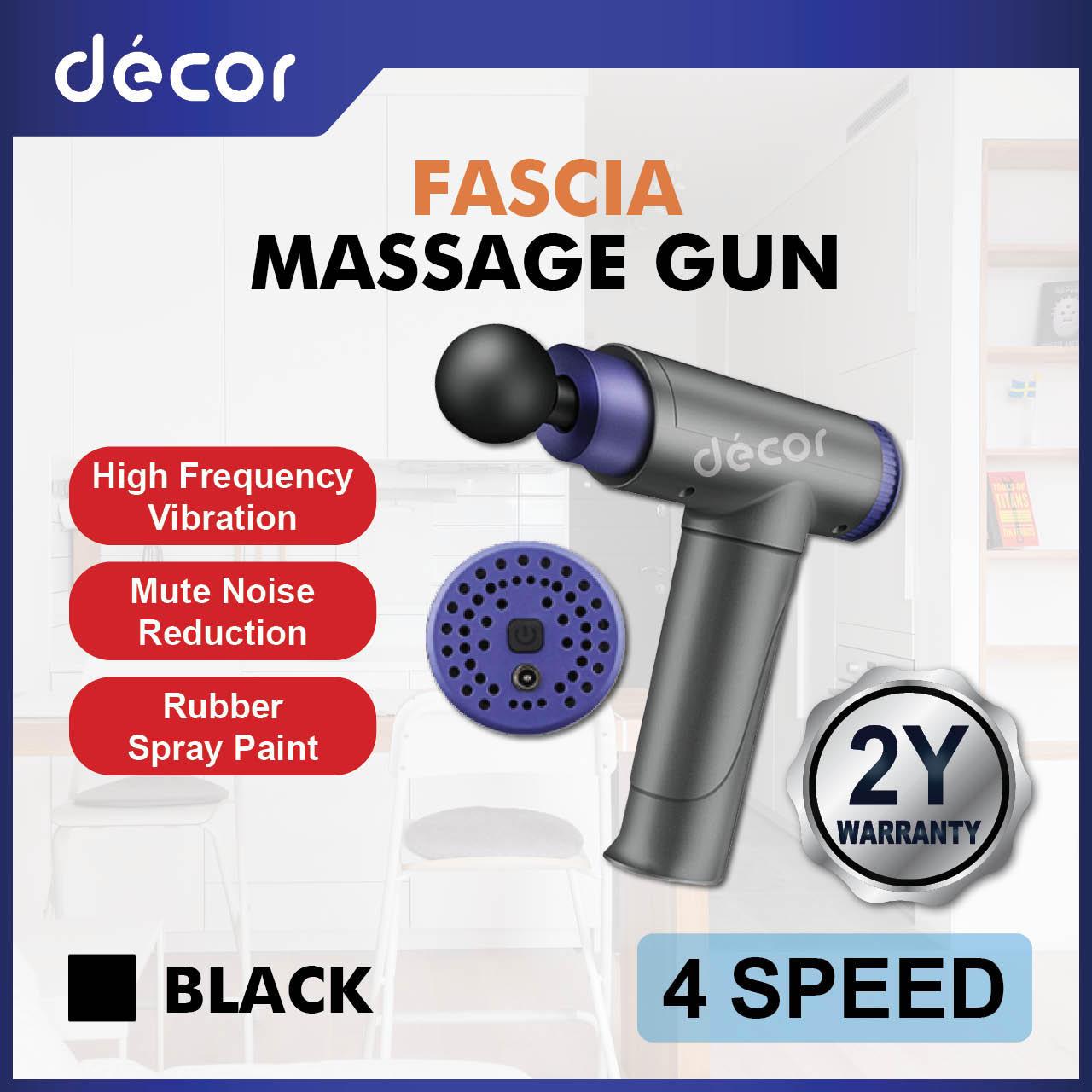 22 SPEED Wireless Fascia Muscle Gun Muscle Relaxation Gun Mini Muscle ...
