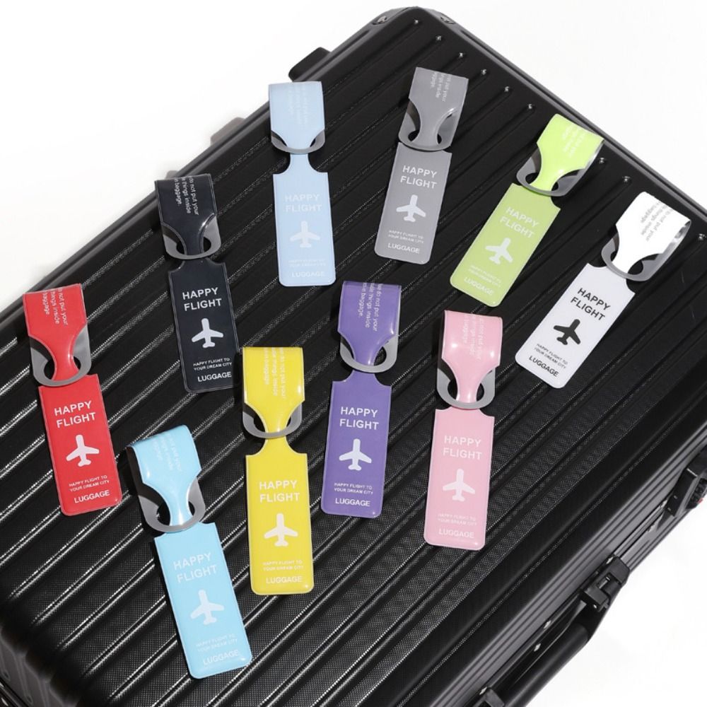 Soft Boarding Pass PVC Luggage Tag Baggage Name Tags Address Label ...