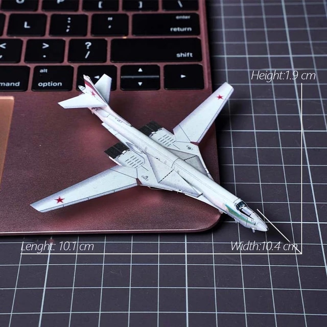 DIY 3D Metal Puzzle Multicolor Military B-1B Lancer B-17 Bomber AH-64 F-15 F-35 Fighter U-2 SR ...