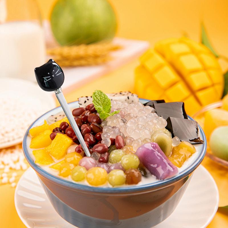 Stainless Steel Cat Spoon Cute Cat Spoon Coffee Cup Teaspoons Funny Tea ...