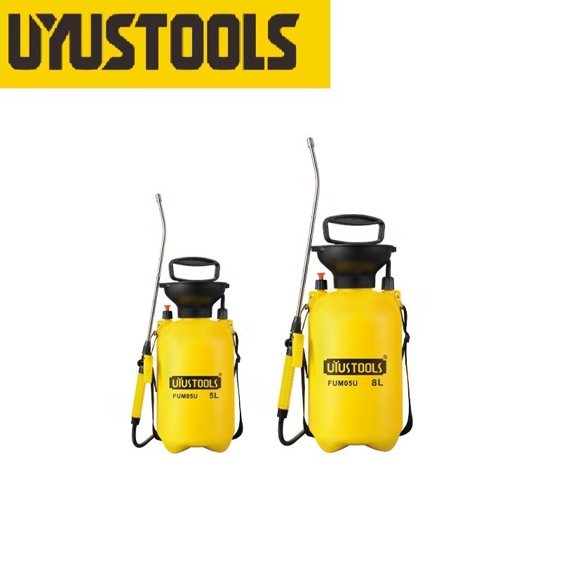 Portable Household Garden Pressure Sprayer Water Jet Spray Pump Chrome ...