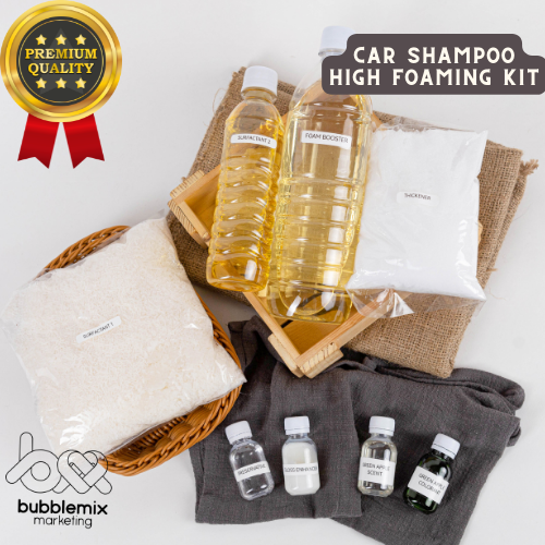 DIY Car Shampoo Kit 18liters yield PREMIUM Quality Raw Materials (HIGH ...