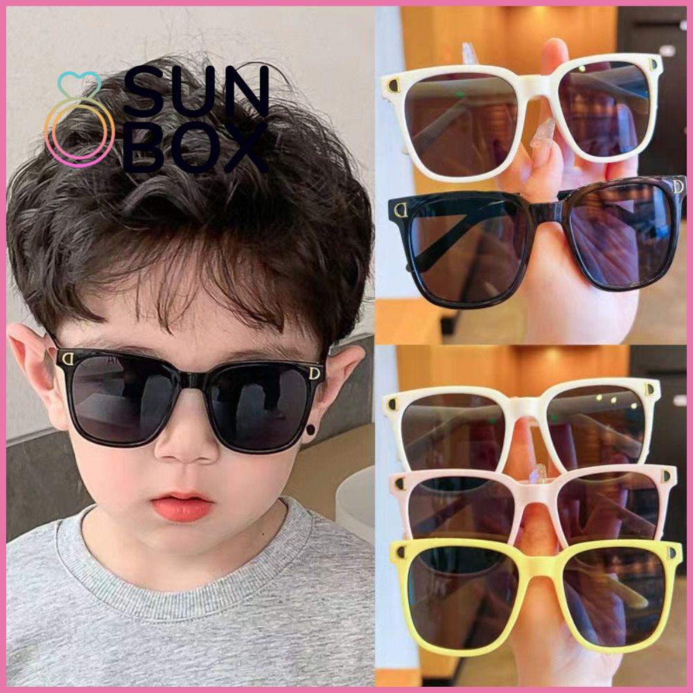SUN BOX กิจกรรมกลางแจ้งกลางแจ้ง แว่นกันแดดสำหรับเด็ก กรอบสี่เหลี่ยม 400 ...