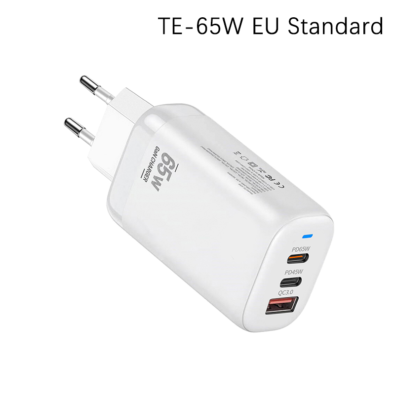 USB Type C Charger 65W Quick Charger Fast Charging Adapter Portable ...