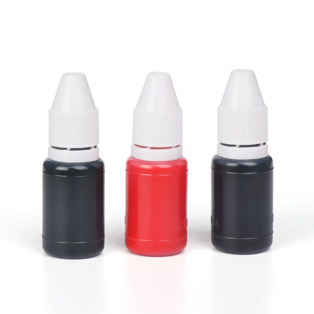 Scrapbooking DIY Craft Photosensitive Make Seal Red Black 10ml Inkpad ...