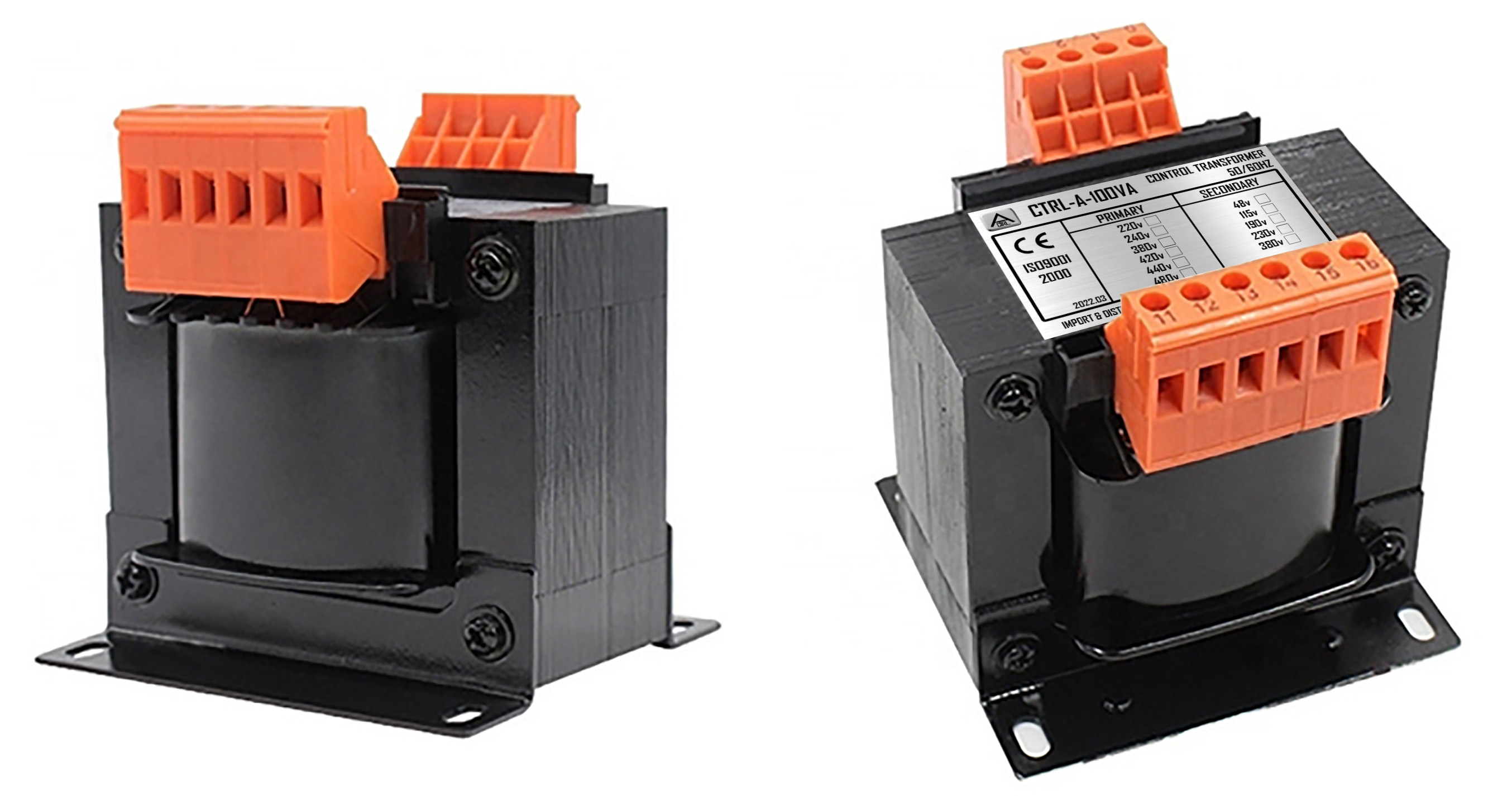 Control Transformer Single Phase Step Up Step Down 75va 100va 200va