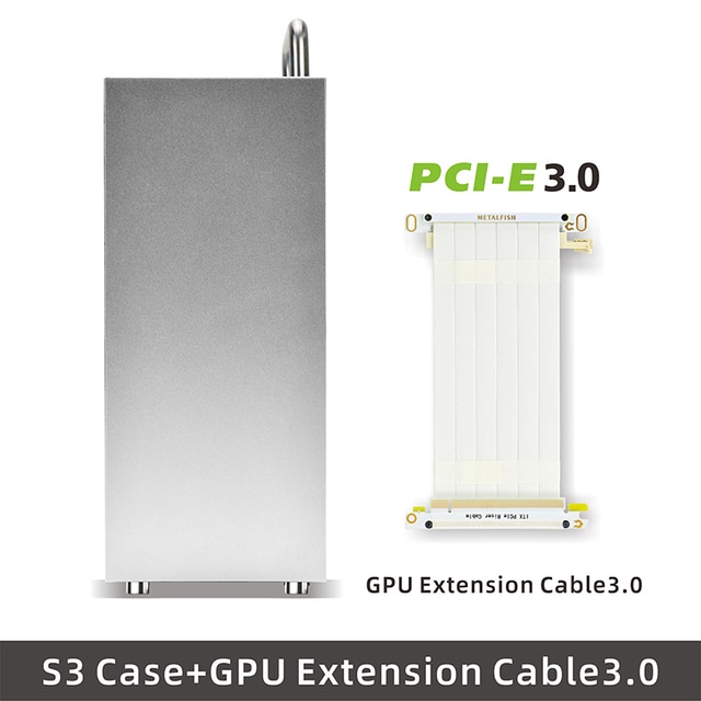 METALFISH S3 MINI ITX Case Aluminum 5 Litre PC Gaming Small Chassis ...