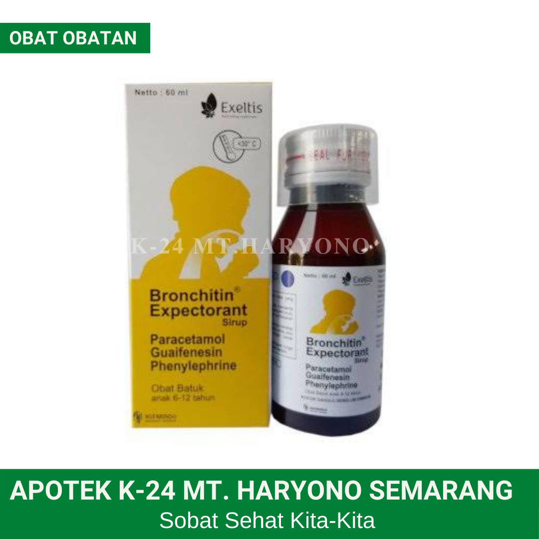 Bronchitin Sirup 60 ml - Obat Demam Batuk Berdahak | Lazada Indonesia