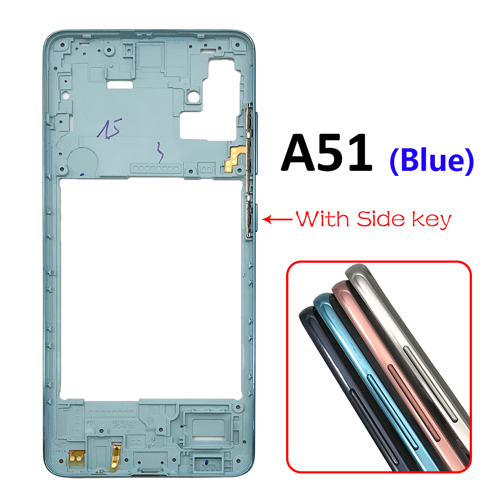 Samsung A21S A31 A41 A51 A71 Middle Housing Frame Panel Rear Housing ...