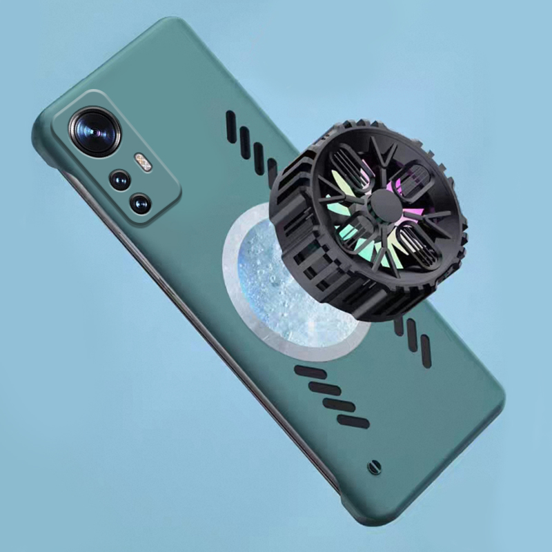 Biruiqu For Xiaomi Mi 12X Bezel-less Case Magnetic Attachment Slim Heat ...