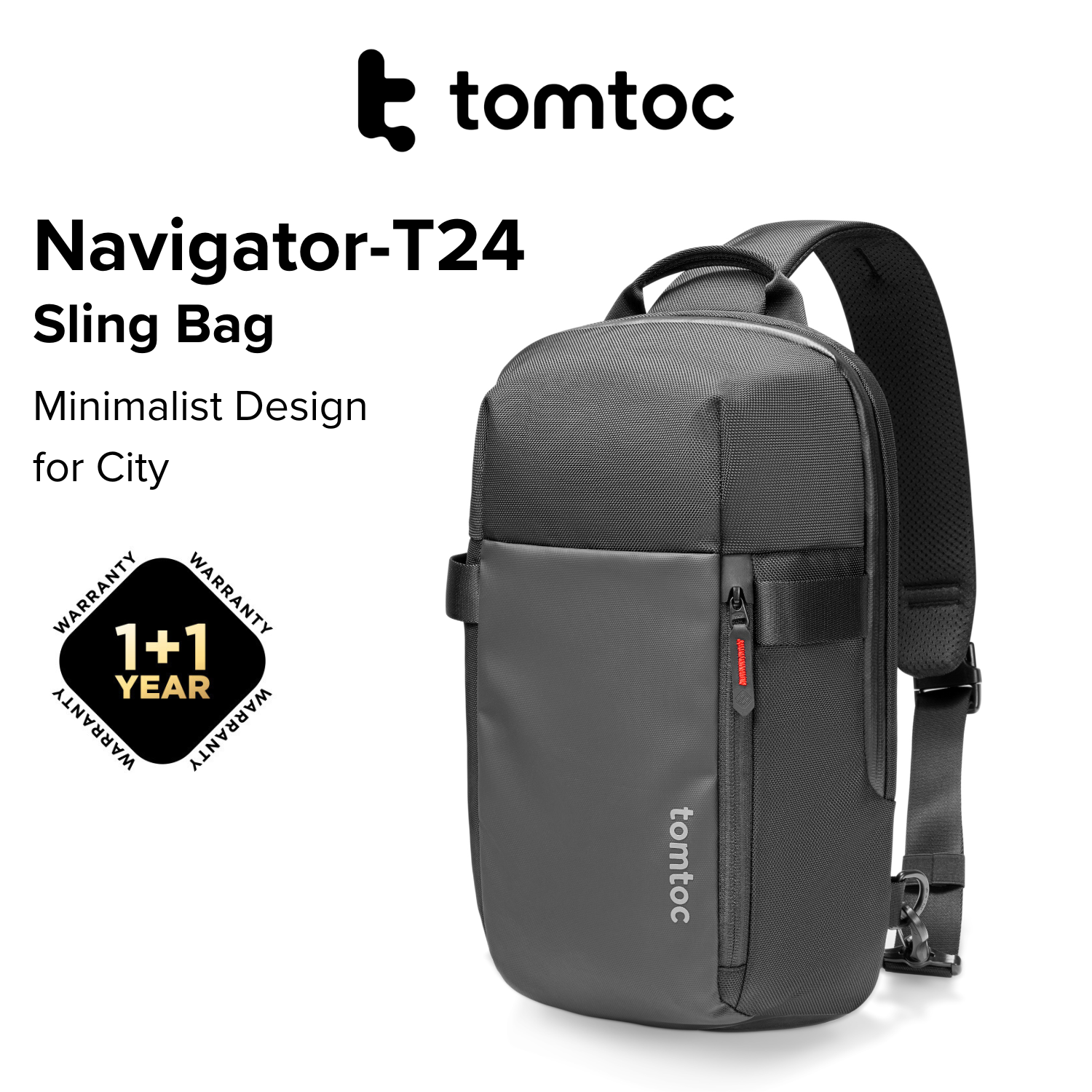 Tomtoc Navigator-T24 Sling Bag | 5L - 7L | 11 - 14-inch | Lazada Singapore