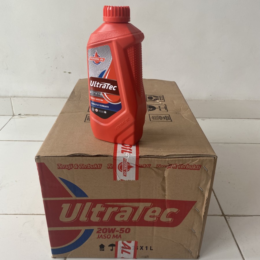 9 /DUS ULTRATEC 1L ISI 24 FEDERAL OIL OLI MOTOR MESIN 20W 50 API SJ ...
