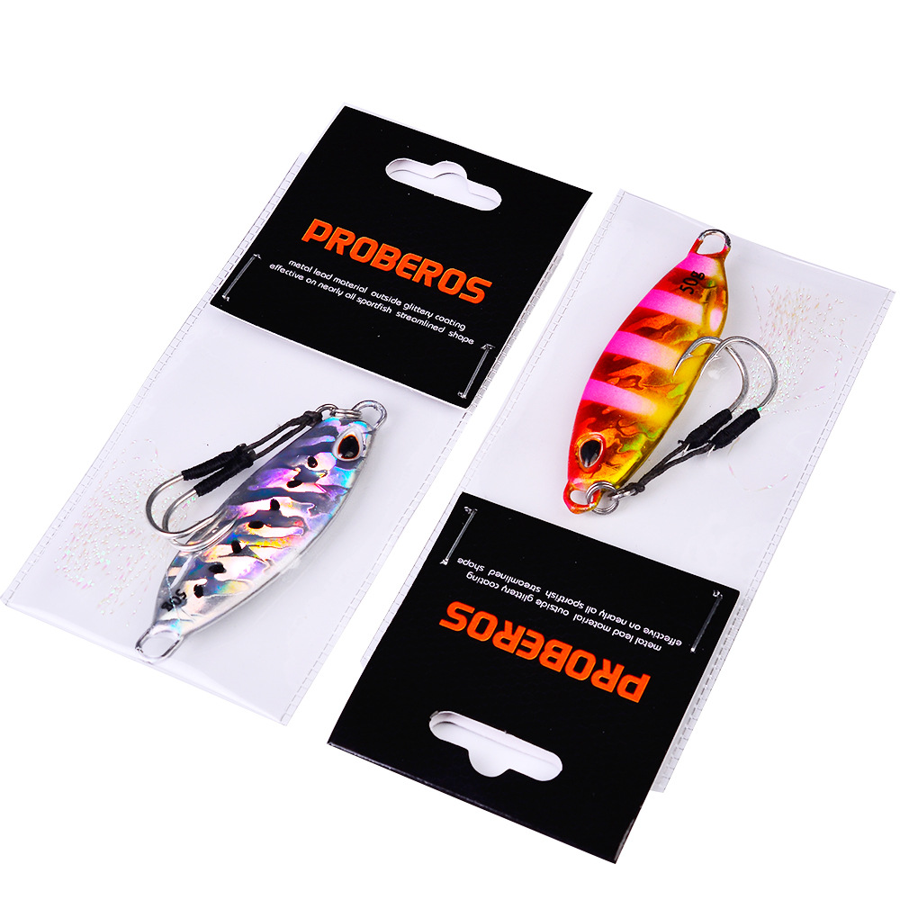 【LATS Store】Big Jig Fishing Lure Weights 10-50g Fishing Jigs Lures Metal Bass Jig Isca ...