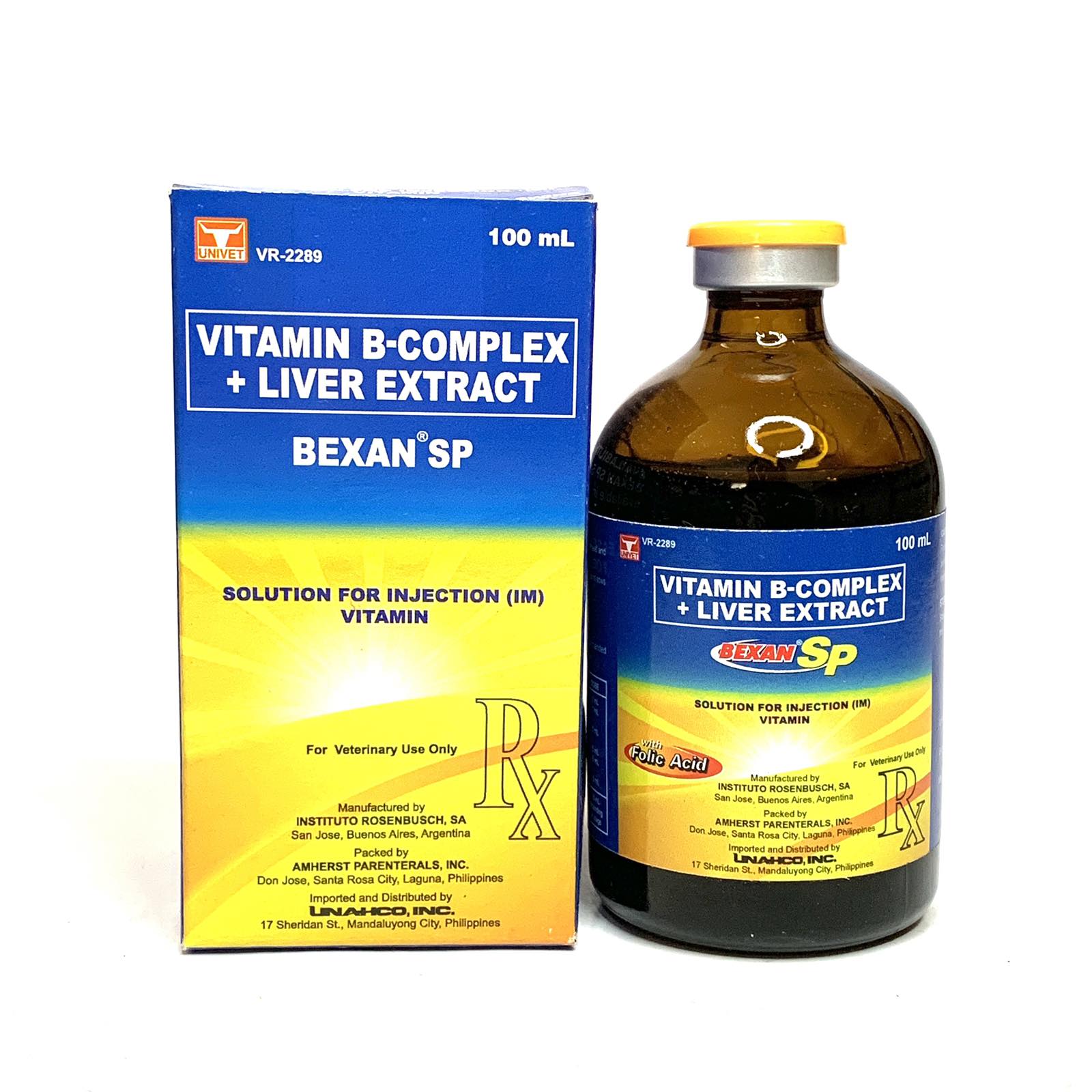 [FCR AGRIVET] BEXAN SP B COMPLEX ANIMALS Unahco Pets Livestock Dog Cat ...
