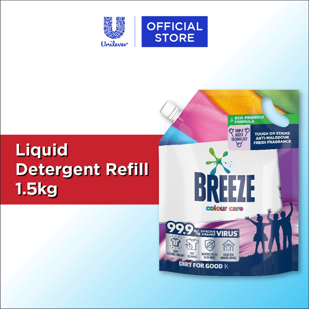 Breeze Colour Care Liquid Detergent Refill 1.5kg | Lazada Singapore