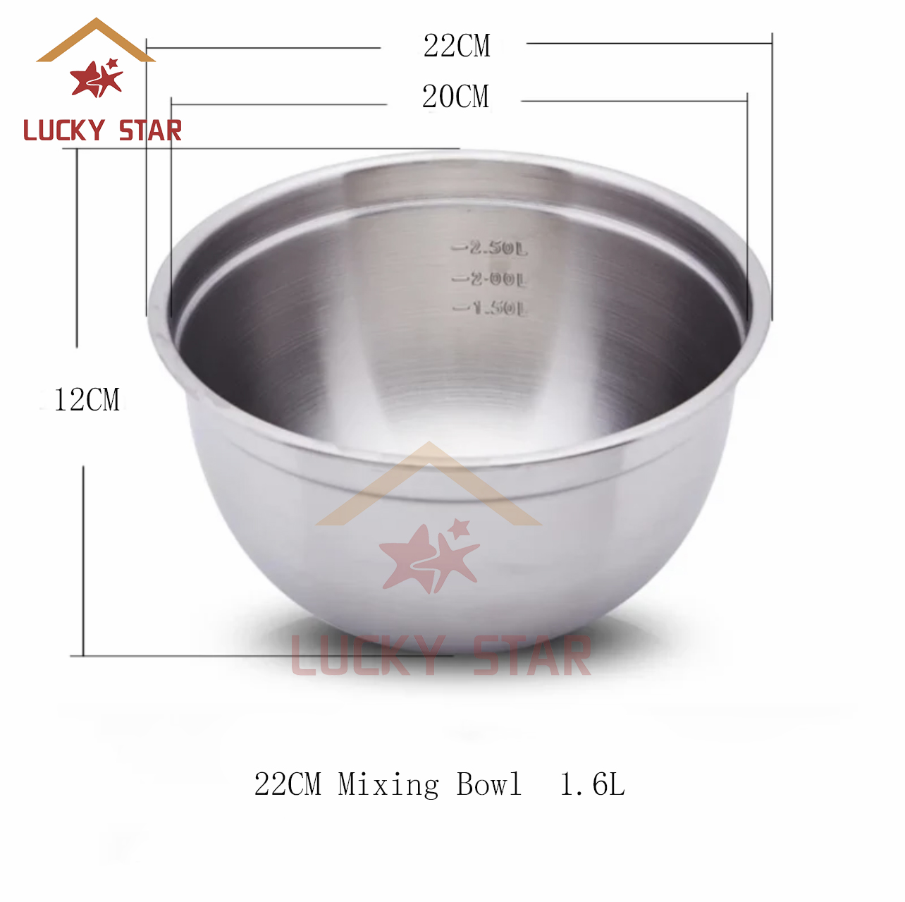 Mixing Bowl / Salad bowl stainless Steel / Mixing Bowl For Baking ...