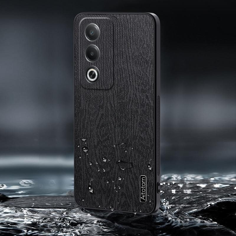 Phone case For OPPO A3 Pro Back cover Tree texture Leaves Design Cover ...