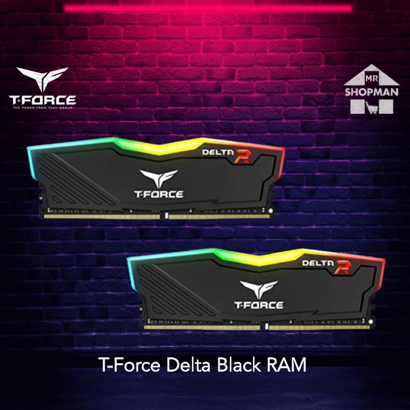 Teamgroup T-force Delta 8Gb 16Gb 32Gb 3200Mhz 3600Mhz Black White Tuf ...