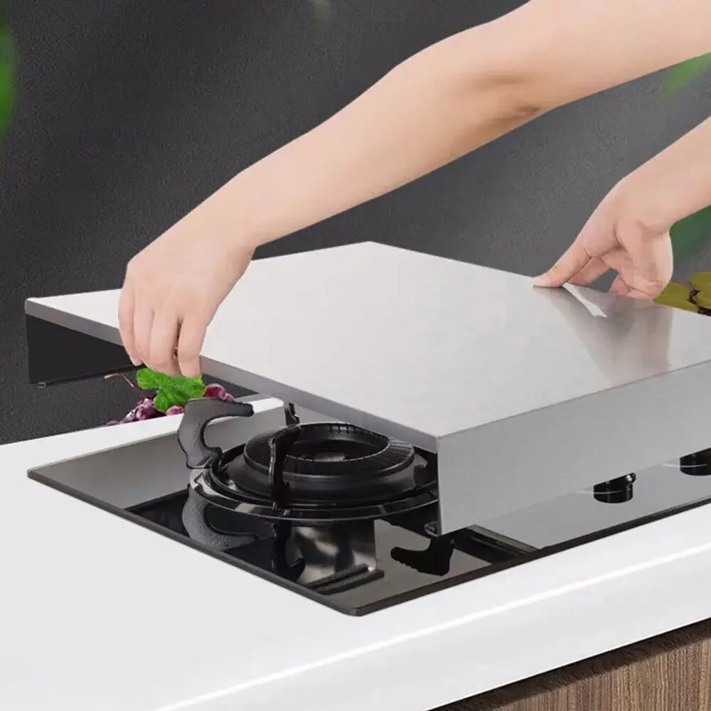 Gas Stove Burner Protective Cover – Stainless Steel Stove Top Cover ...