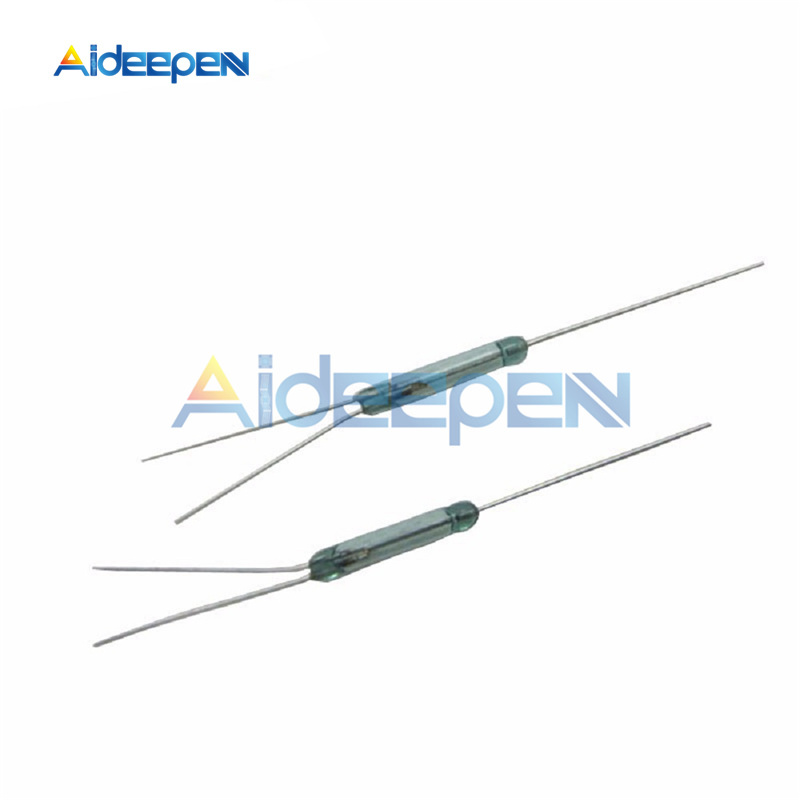 【TopazTrove】5Pcs/lot 2.5*14mm Reed Switch 3 Pin Magnetic Switch ...