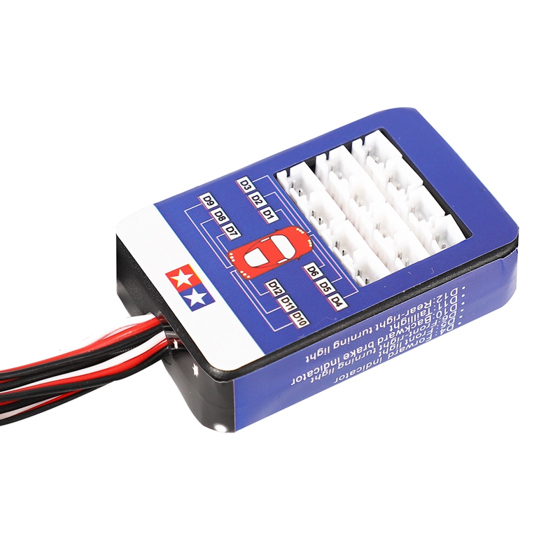 12 LED Lighting Kit Steering Brake Simulation Flash Light for 1/10 ...